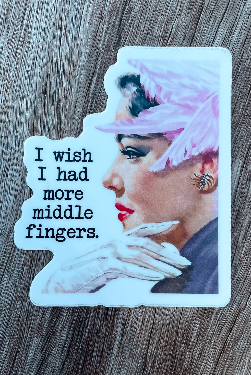 Z More Middle Fingers Sticker — Tucker Brown