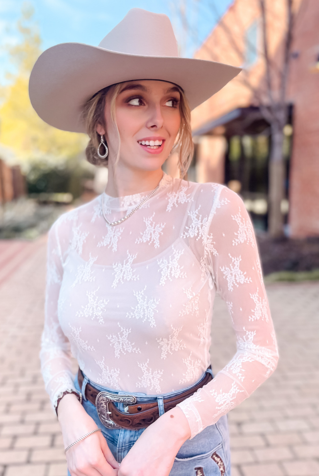 Haven Lace Top - Ivory — Tucker Brown
