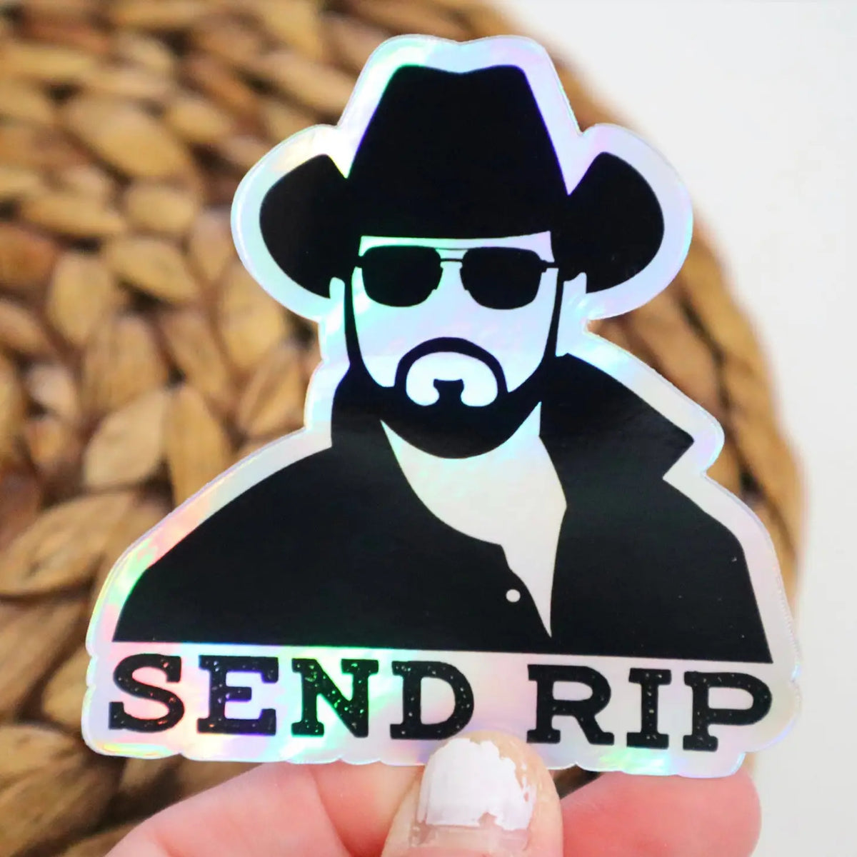 Send Rip Sticker — Tucker Brown